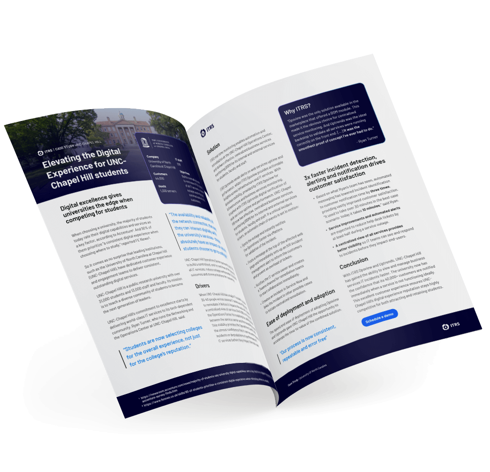 ITRS & UNC-Chapel Hill: Elevating Digital Excellence | Case Study